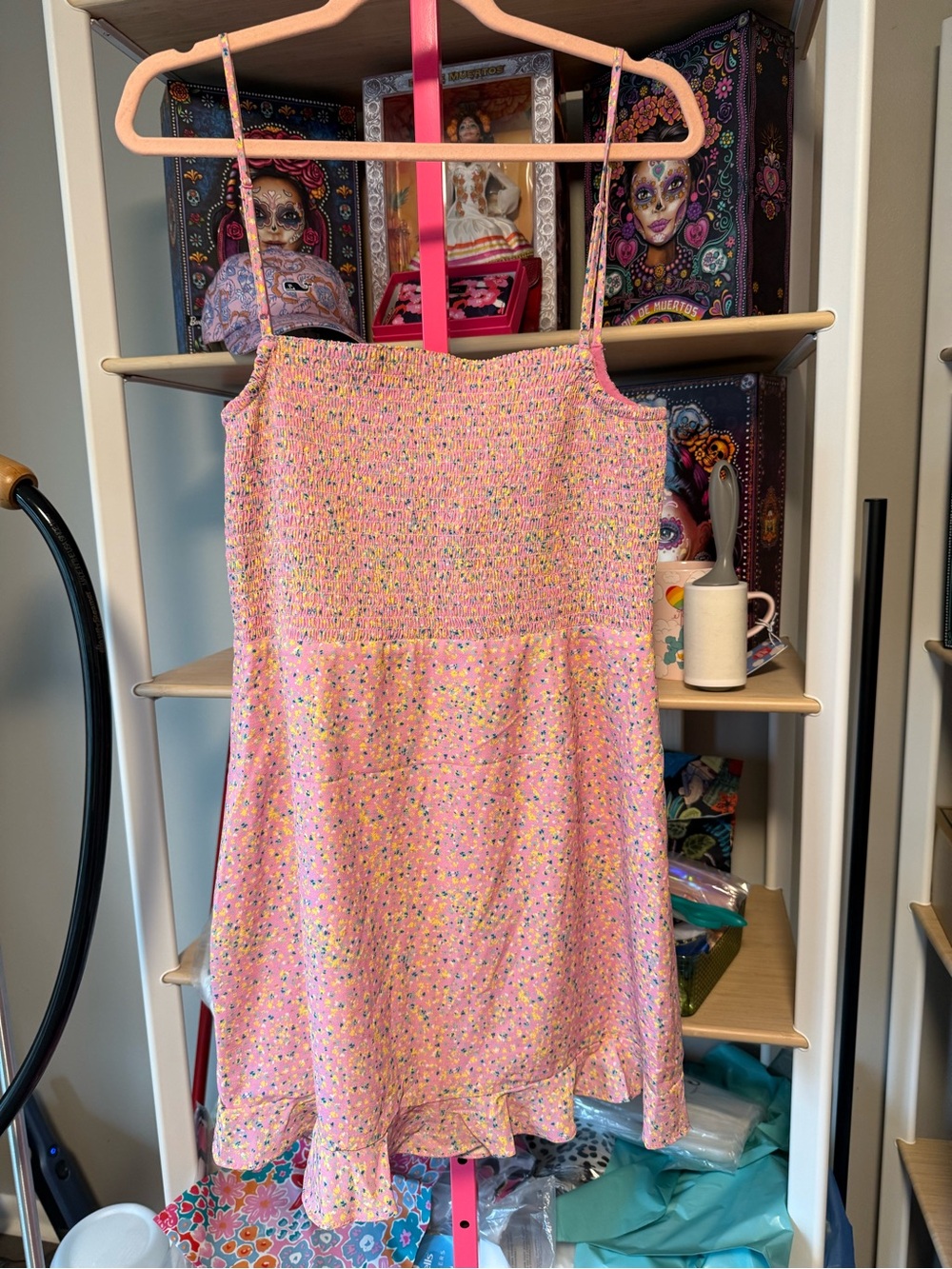 French Connection | Dresses | French Connection Floral Smocked Mini ...